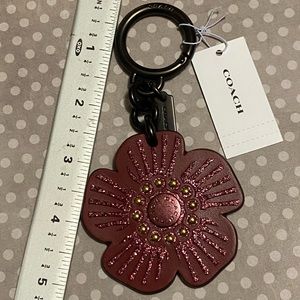 Coach | Bags | Coach Tea Rose Bag Charm 7449 | Poshmark